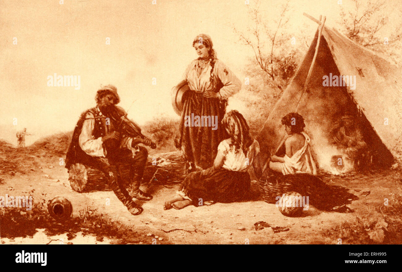 Gypsy camp hi-res stock photography and images - Alamy