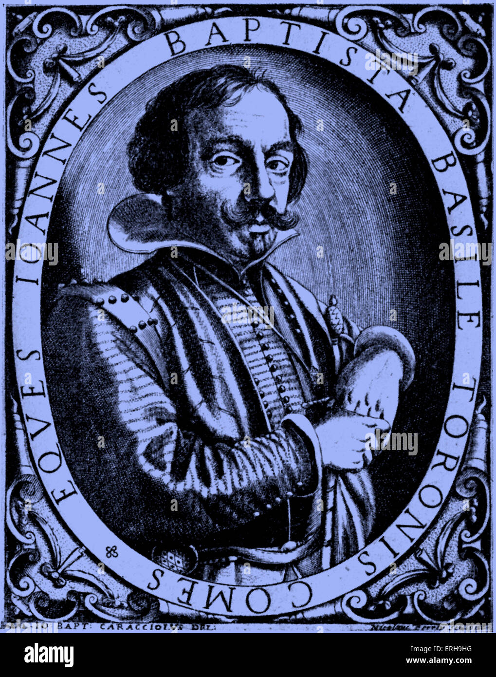Giambattista Basile - from engraving by Perrcy after painting by ...