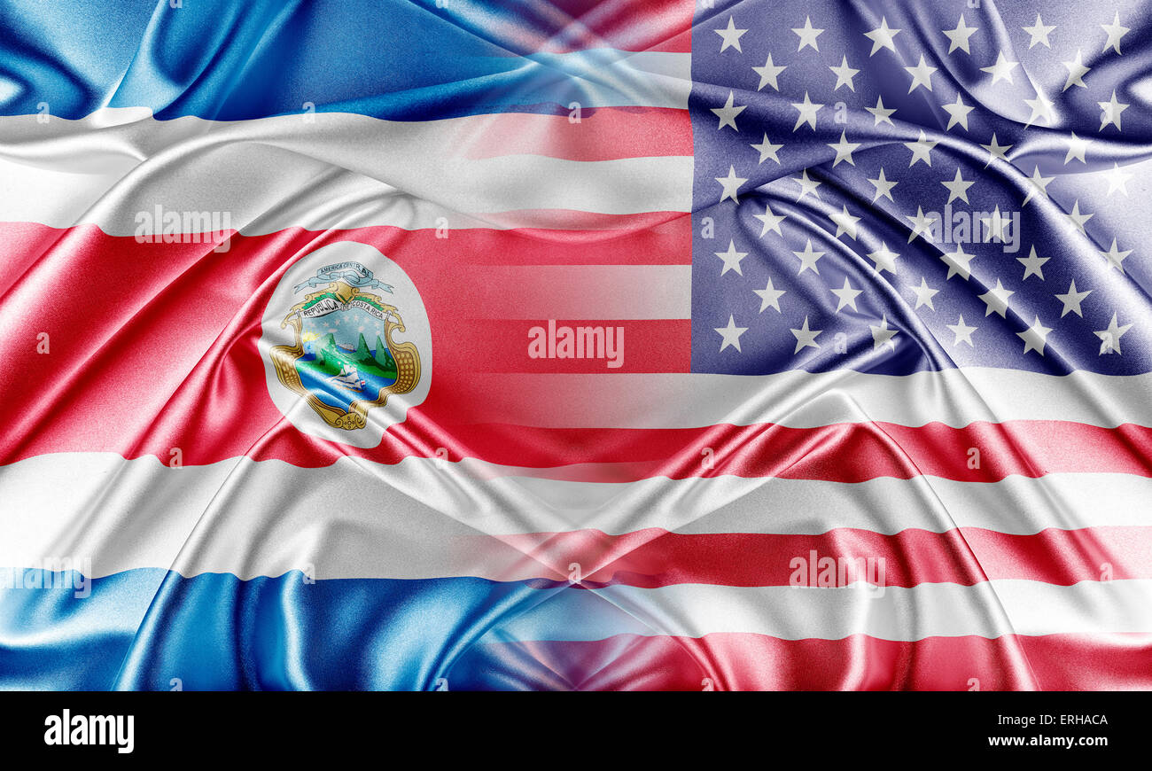 USA and Costa Rica Stock Photo - Alamy