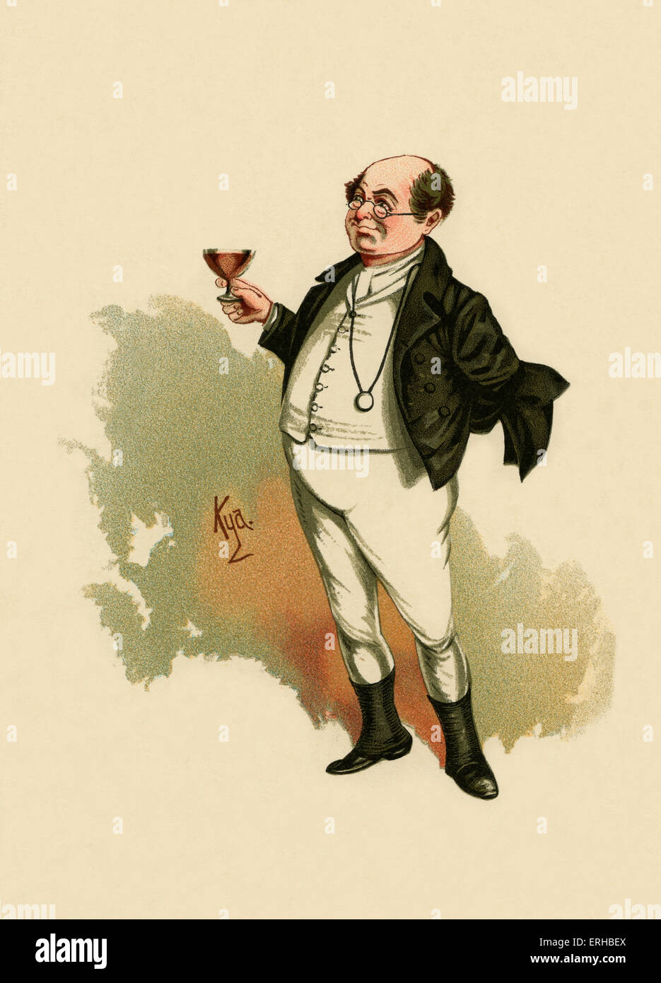 The Pickwick Papers by Charles Dickens (1836). Illustration of Mr ...