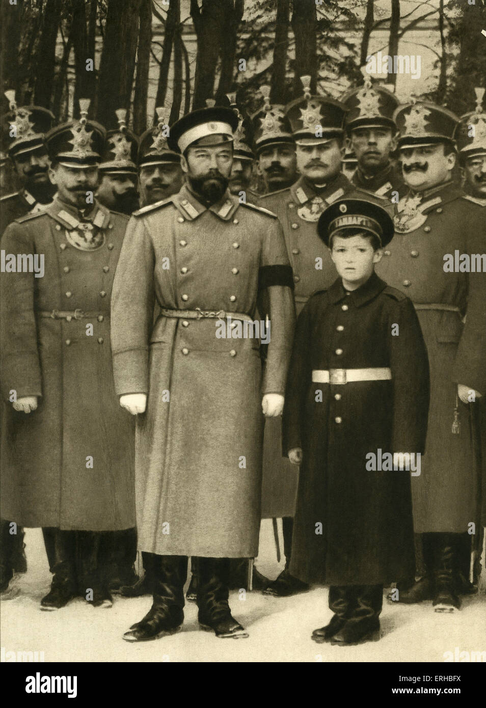 Nicholas Ii 1868 1918 Tsar Of Russia 1894 1917 High Resolution Stock ...