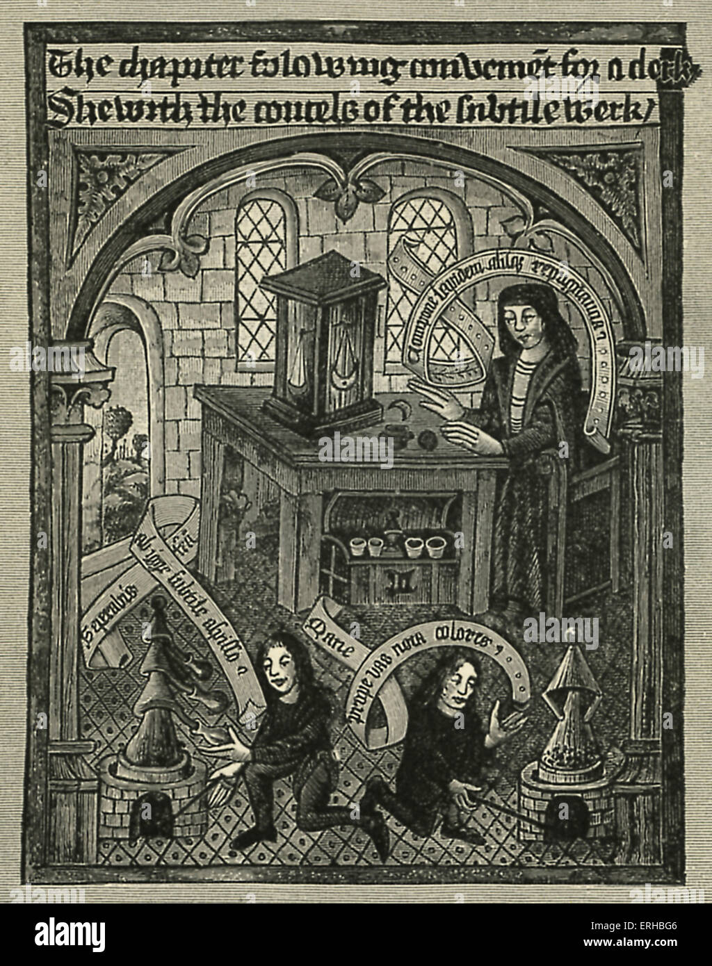 Alchemy alchemists middle ages hi-res stock photography and images - Alamy