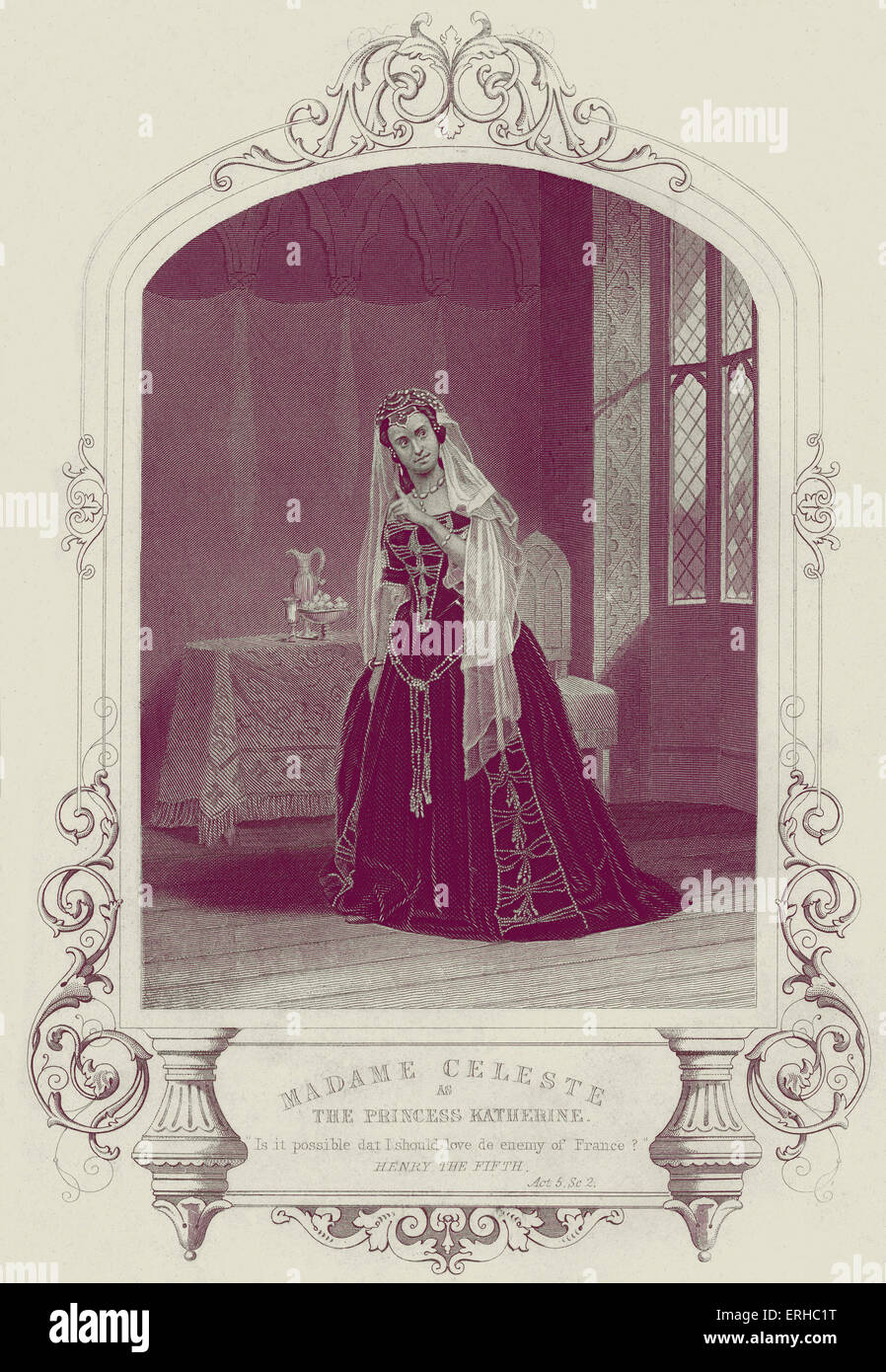 King Henry V Act V Scene 2 - Madame Celeste as The Princess Katherine ...