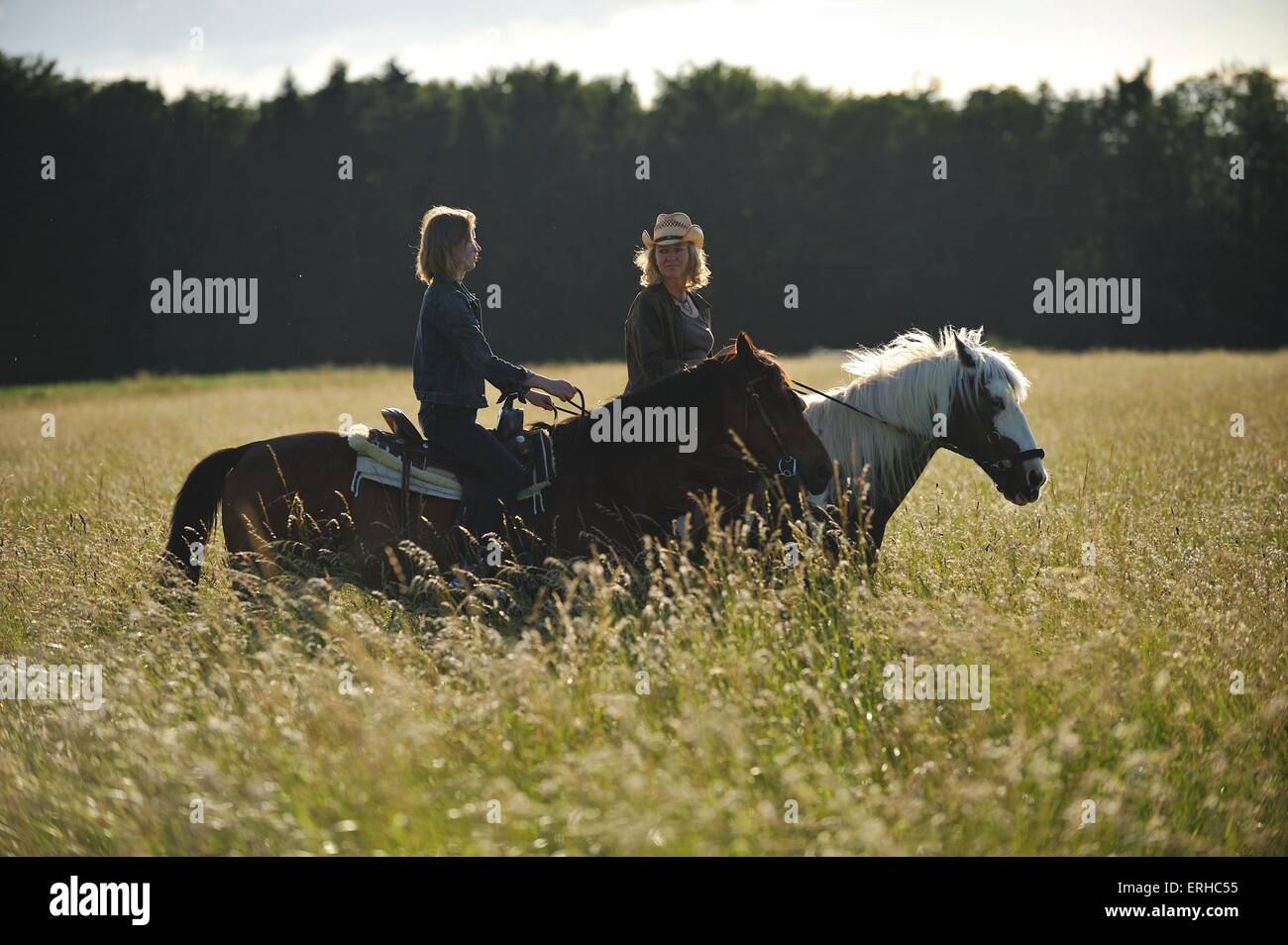 Two riders ride rides hi-res stock photography and images - Alamy