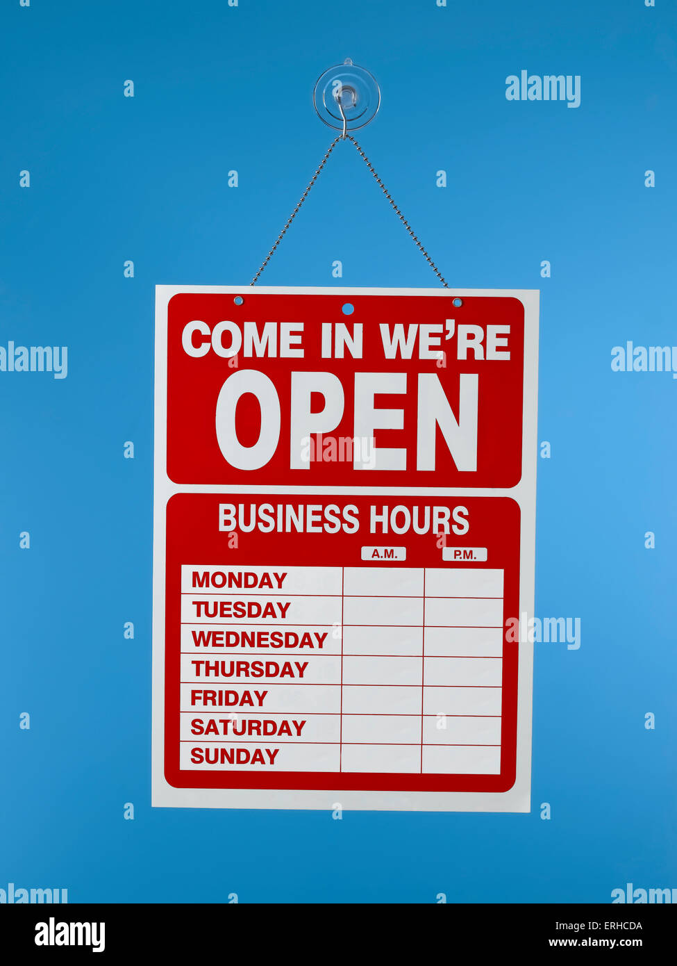 Shop open sign Stock Photo - Alamy