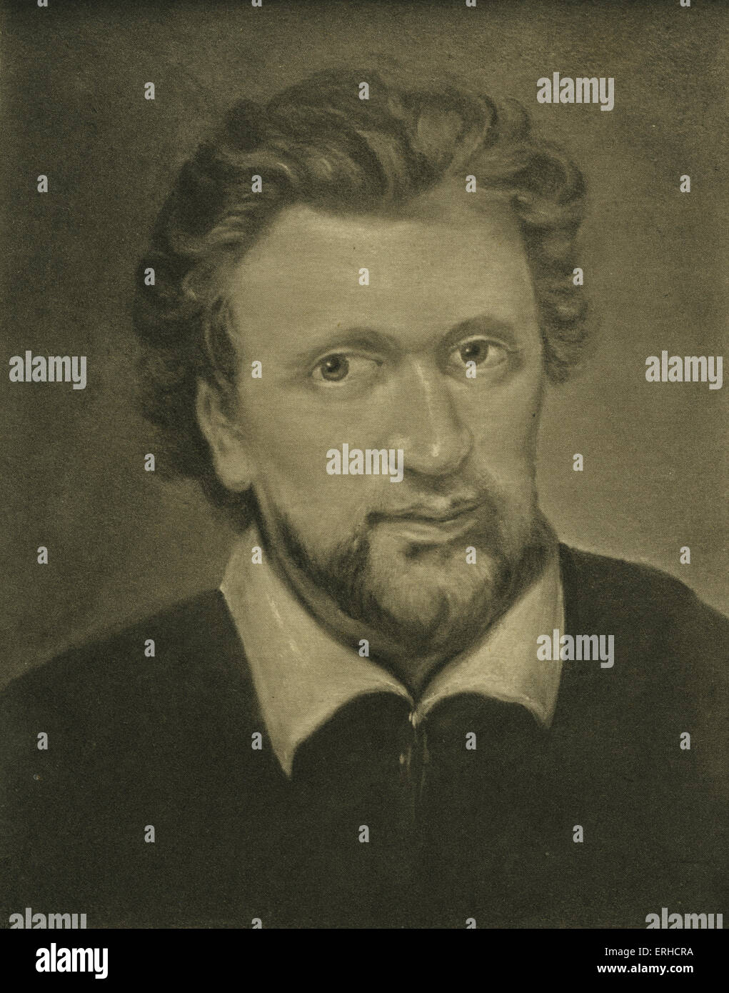 Ben Jonson, portrait. English playwright, poet, and literary critic, 11 ...