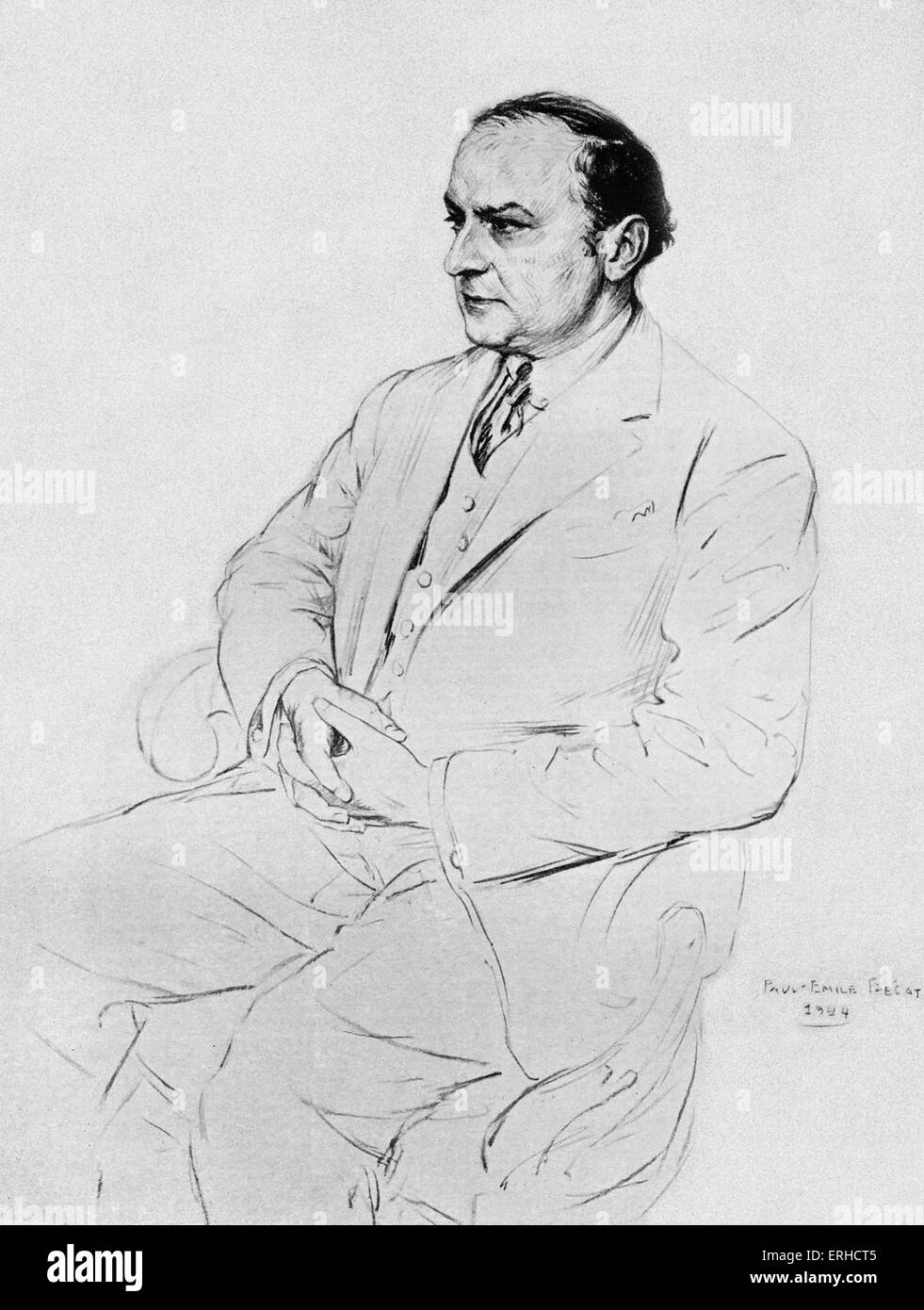Léon-Paul Fargue, portrait. French poet and essayist, 4 March 1876 – 24 ...