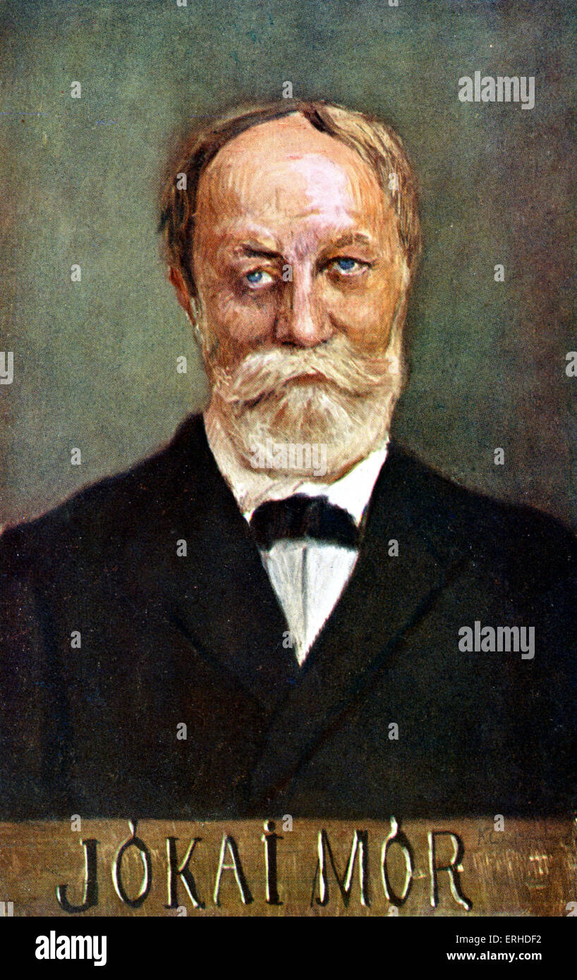 Mór Jókai / Jokai portrait . Hungarian writer, 1825-1904. Postcard ...