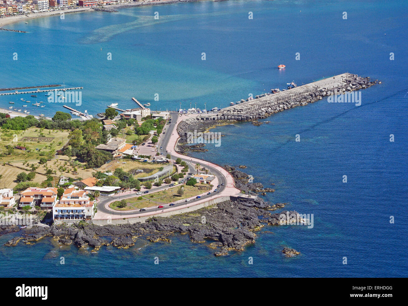 Sicily, small port Stock Photo - Alamy