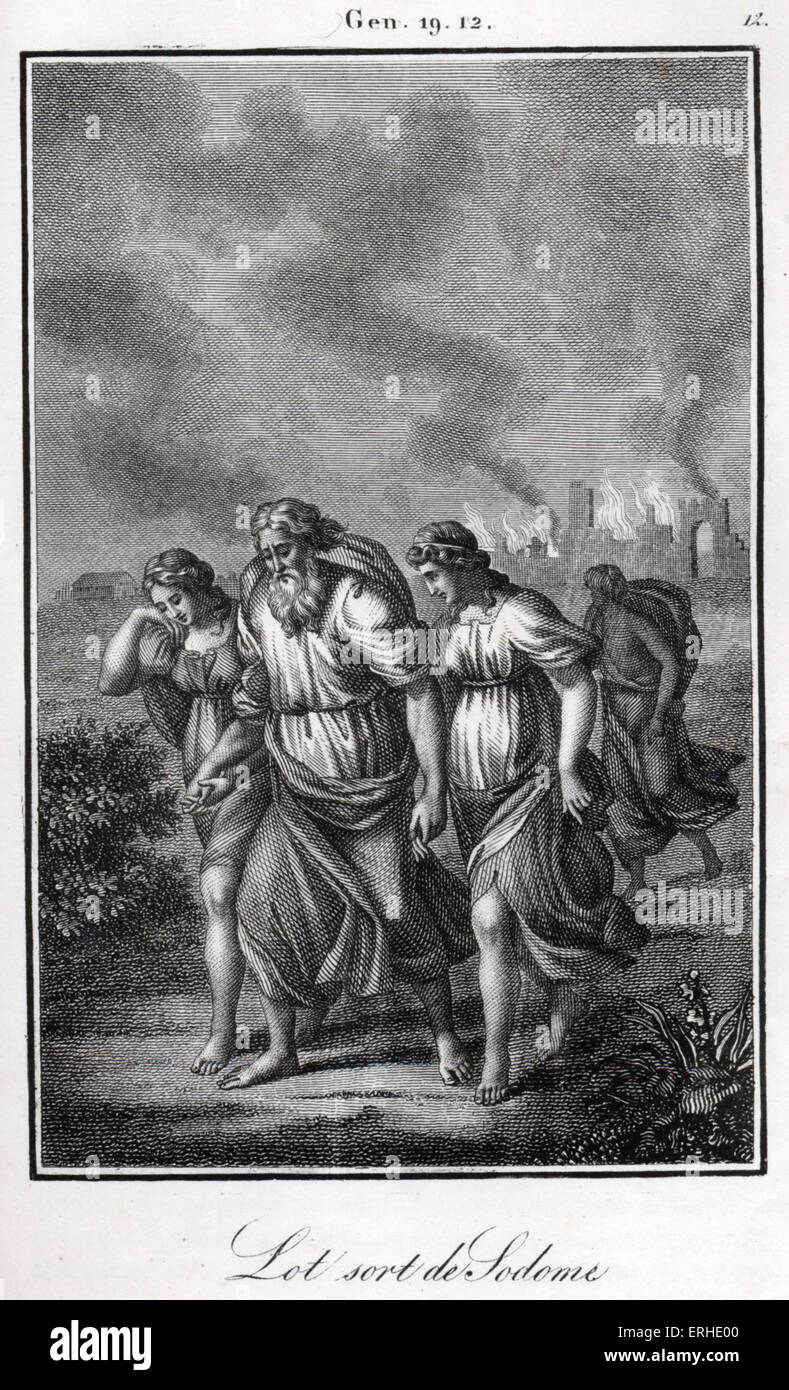 Lot and his daughters hi-res stock photography and images - Alamy