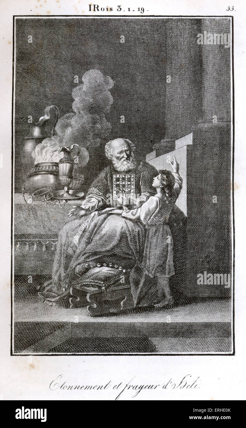 Bible, Samuel with Eli the priest Samuel dedicated as a boy to temple ...