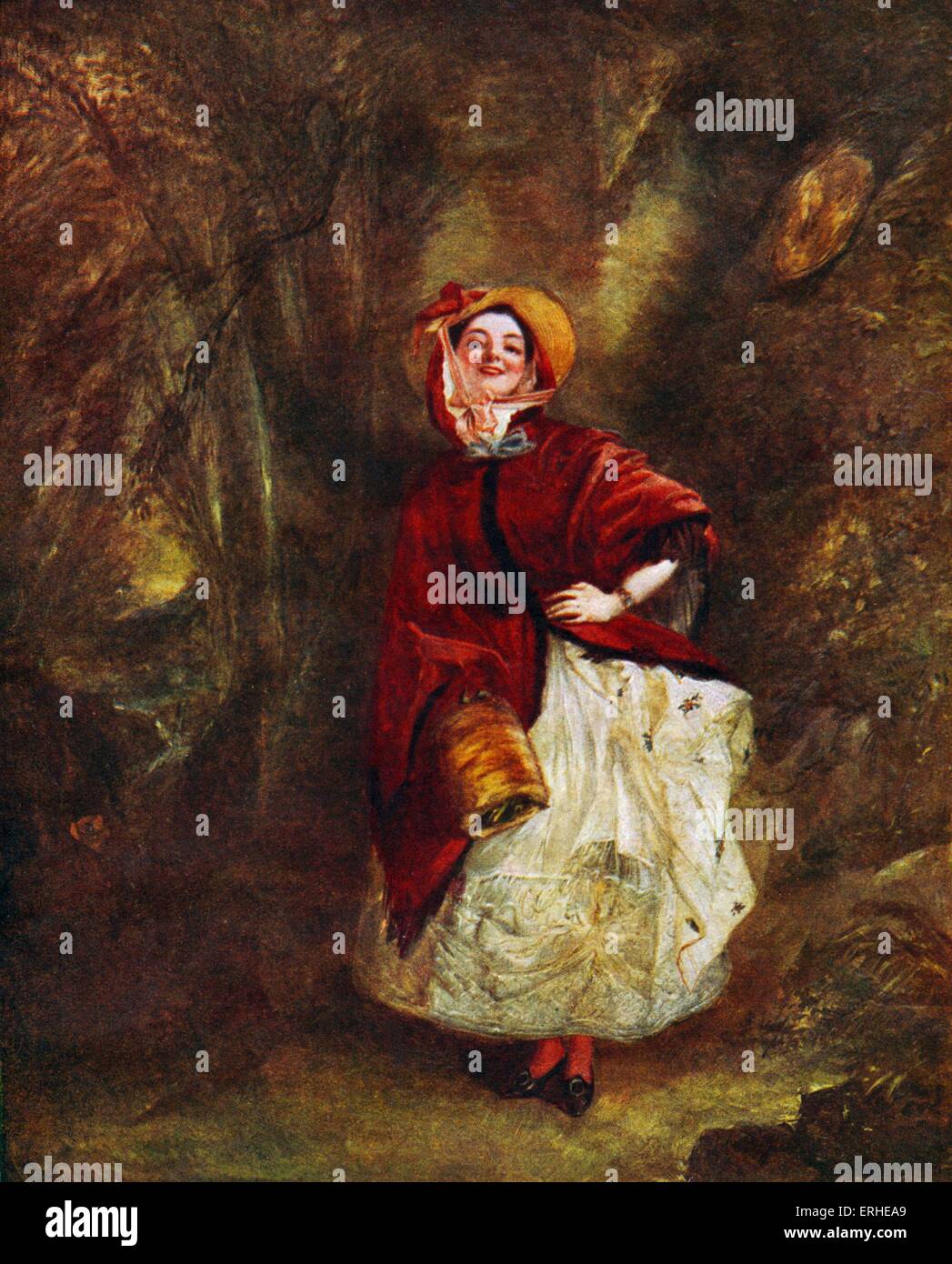 Charles Dickens character Dolly Varden, from the novel Barnaby Rudge ...