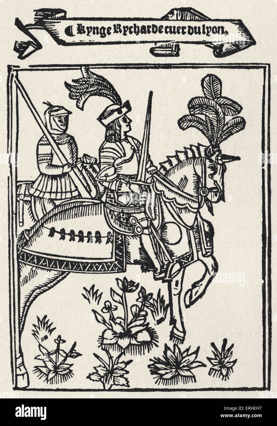 Richard the Lion Heart portrait - Richard I - King of England 1157-1199 ...