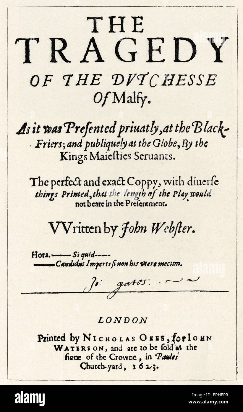 John webster hi-res stock photography and images - Alamy