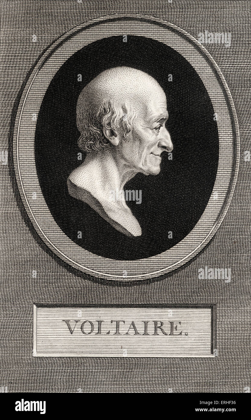 VOLTAIRE, François-Marie Arouet - Portrait of the French Poet ...