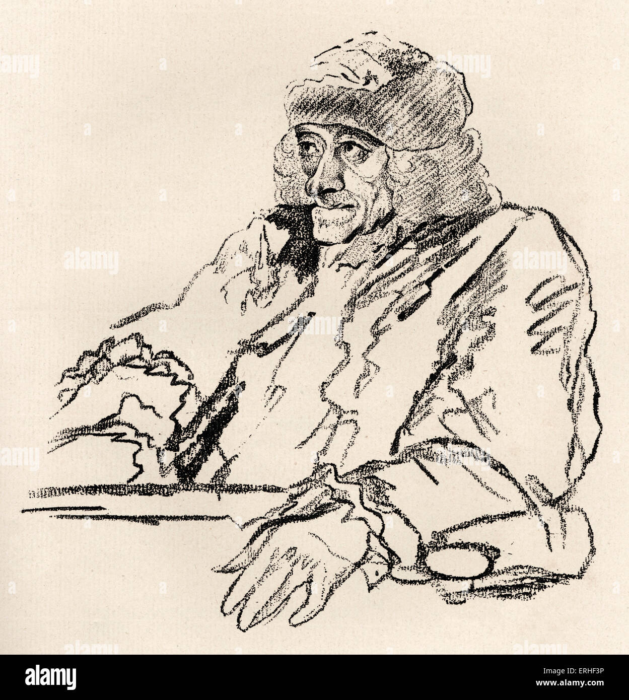 Drawing of voltaire 1694 1778 hi-res stock photography and images - Alamy