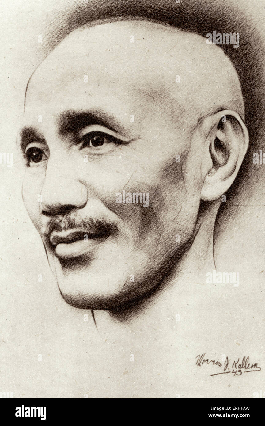 Chiang Kai-Shek - Chinese political and military leader - portrait 31 ...