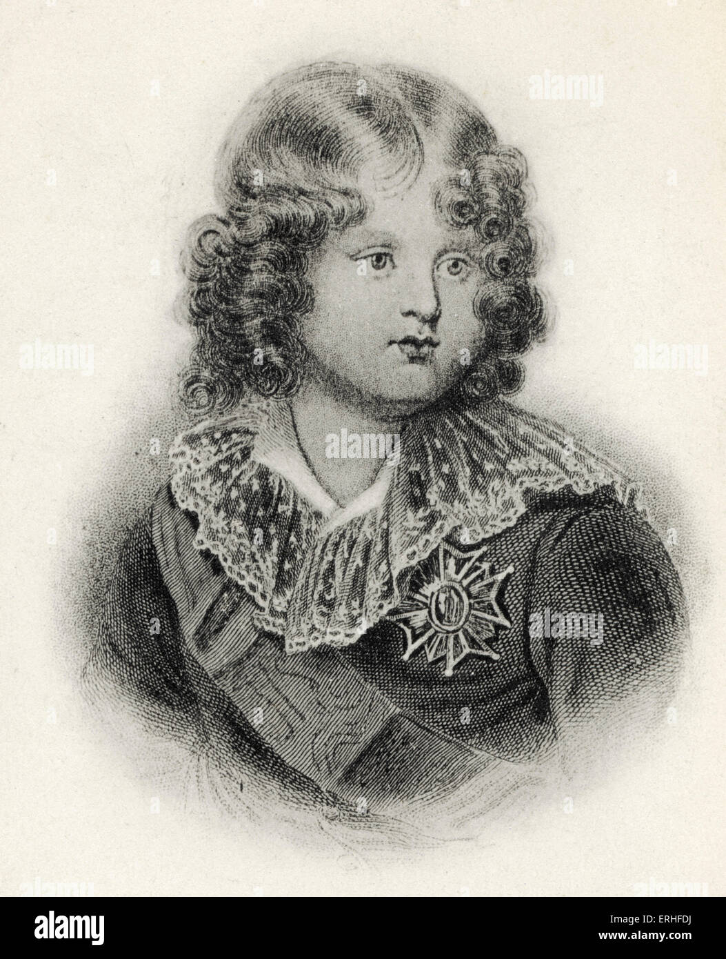 Napoleon II (Francois Charles Joseph) - portrait as a child. Declared ...