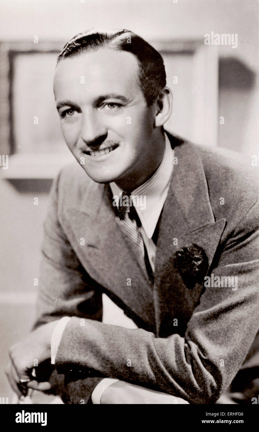 David Niven - portrait. English actor, 1 March 1910 - 29 July 1983 ...