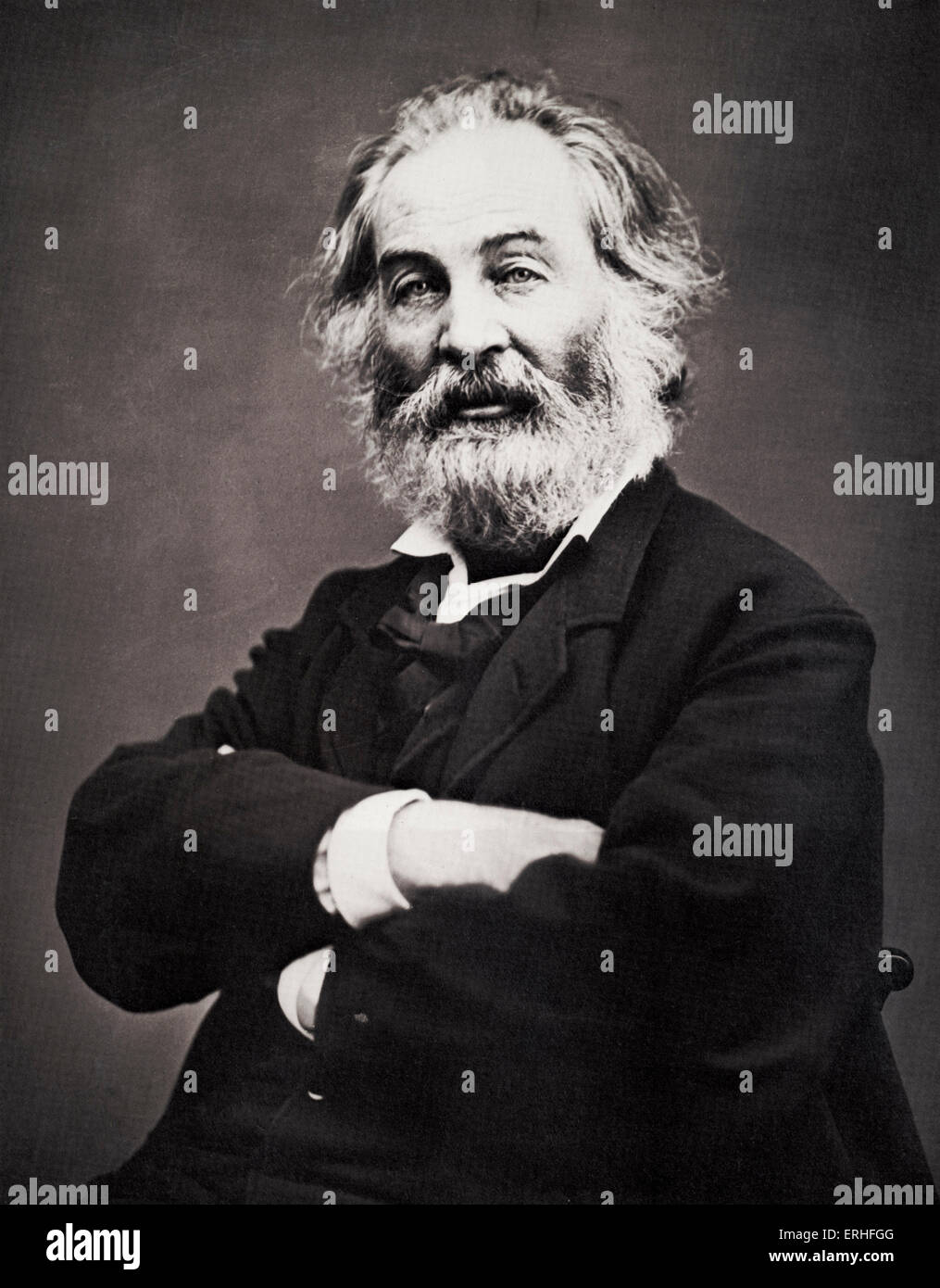 Walt Whitman - portrait - American poet and humanist 31 May 1819 - 26 ...
