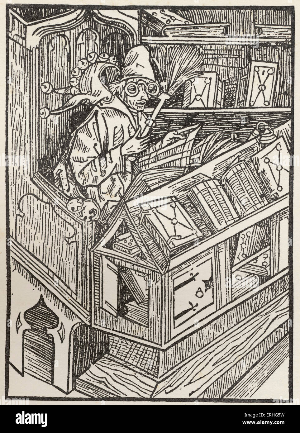 The ship of fools by sebastian brant 1457 1521 hi-res stock photography ...