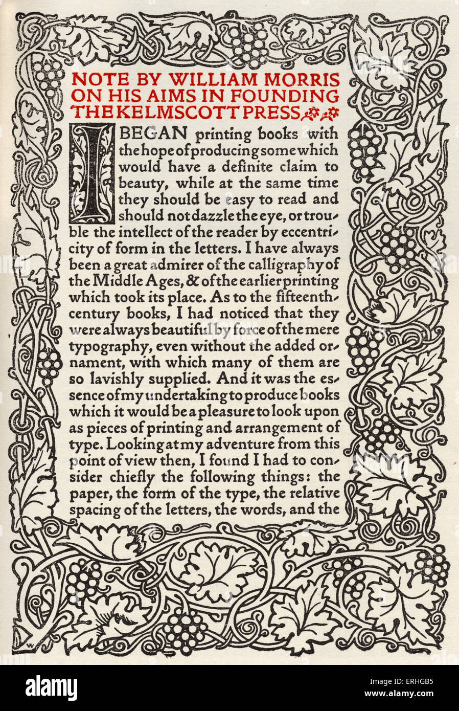 William Morris Golden Type