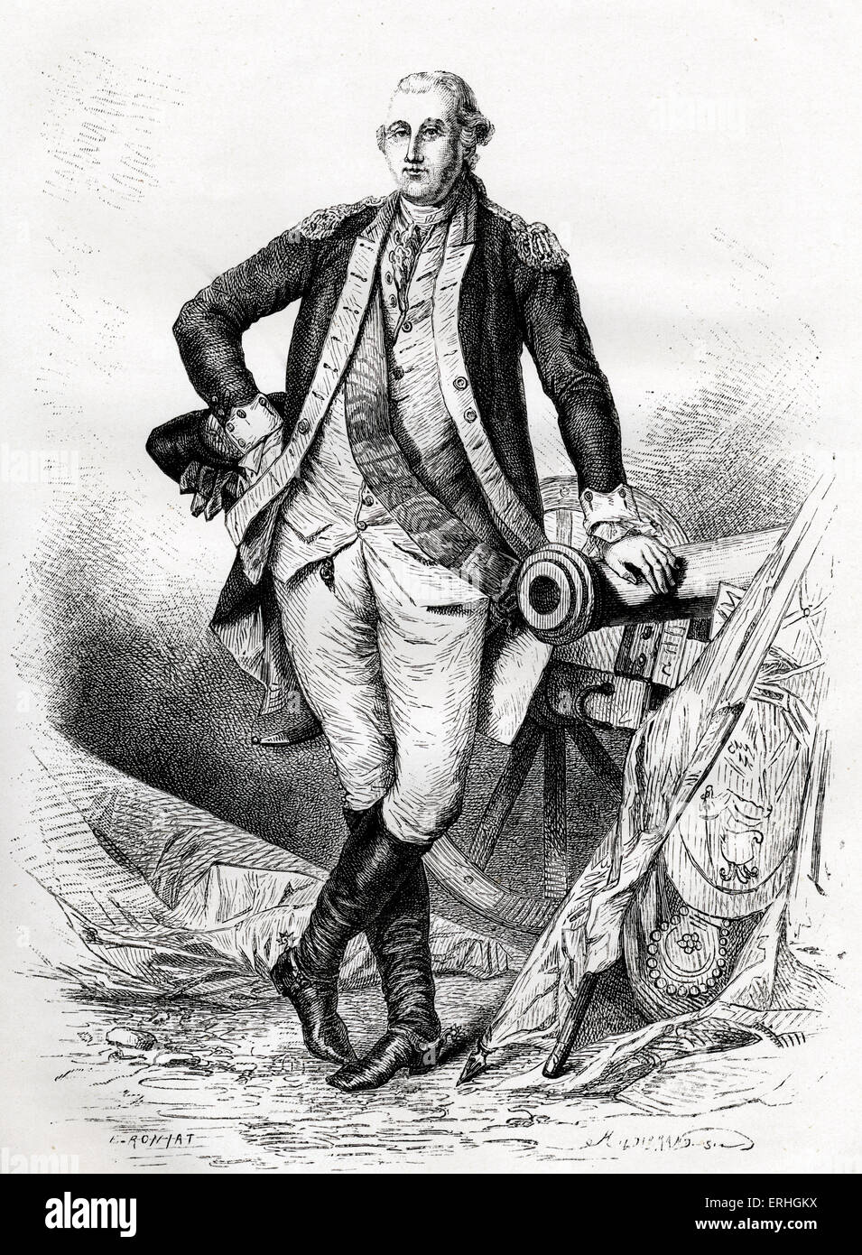 George Washington - portrait of the first President of the United ...