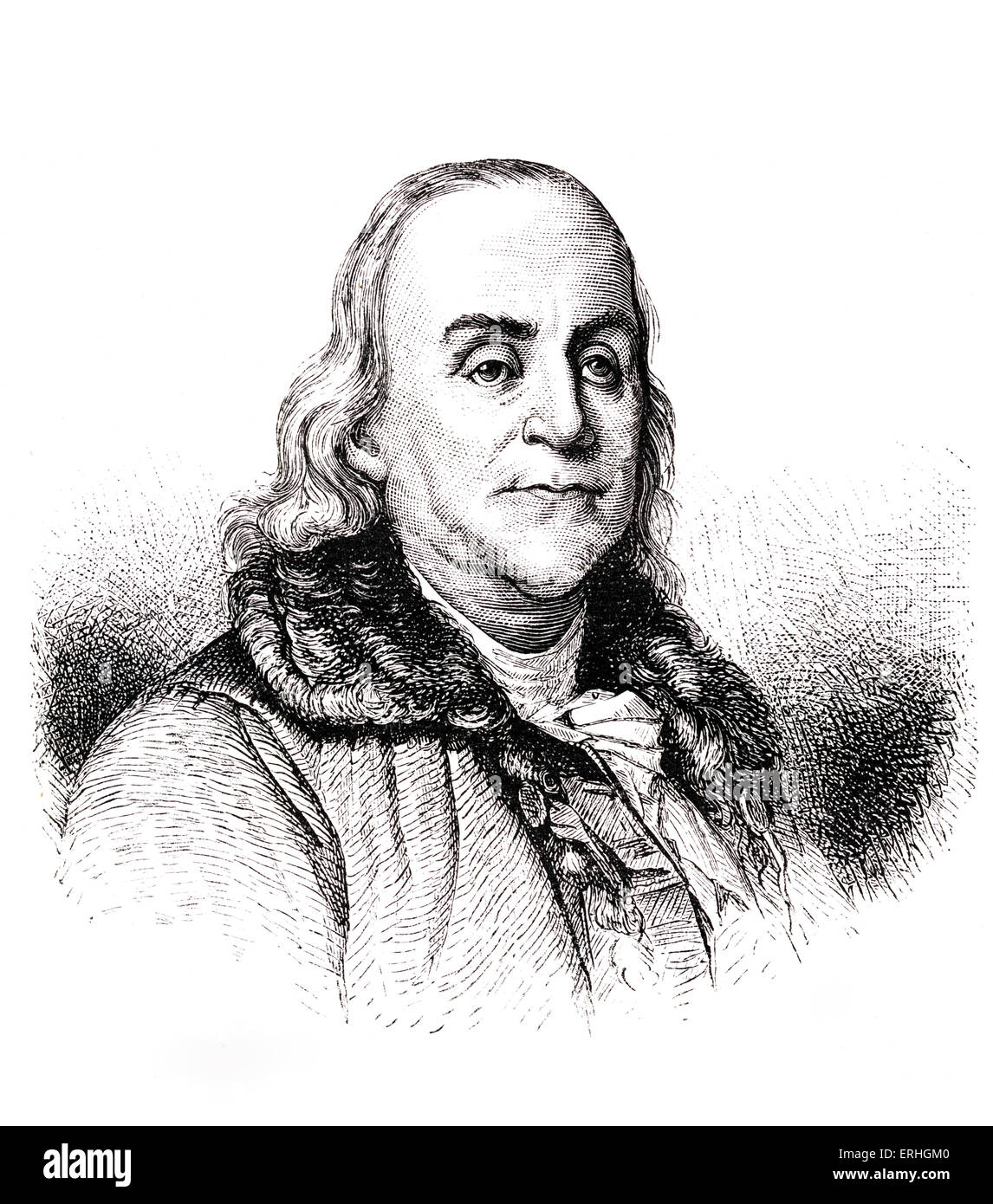 Benjamin franklin portrait hi-res stock photography and images - Alamy