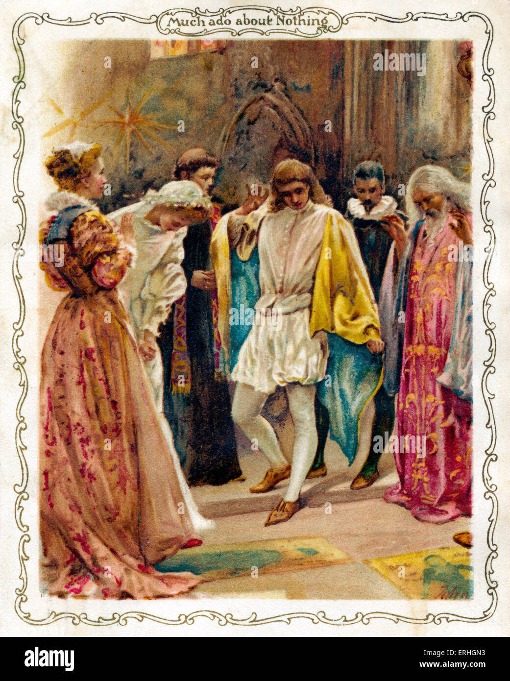 Scene from William Shakespeare's 'Much Ado About Nothing' . English ...