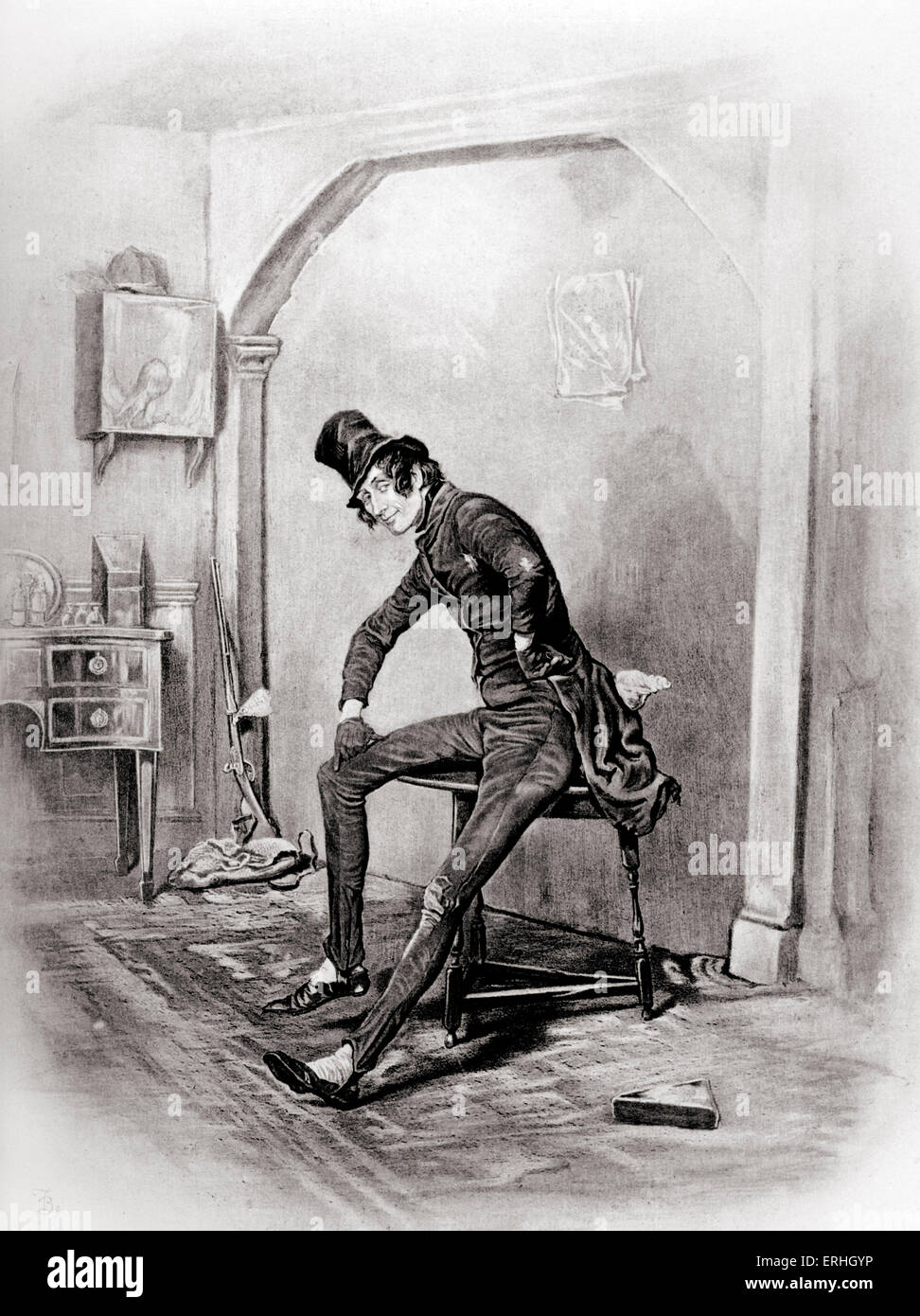 Charles Dickens 's 'The Pickwick Papers' : portrait of Alfred Jingle ...