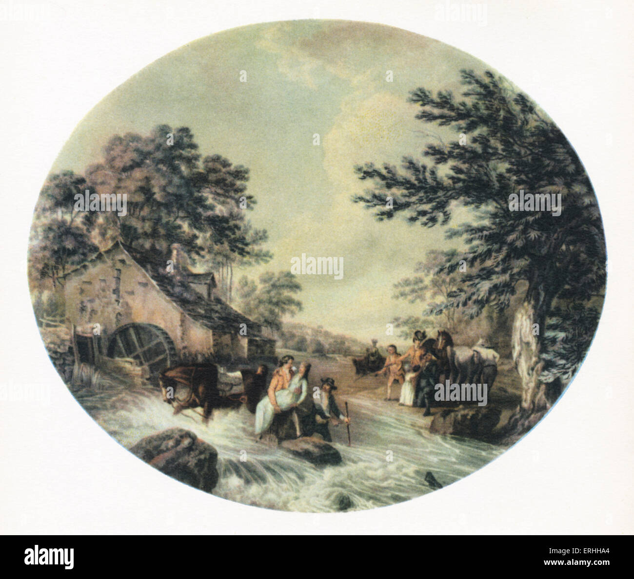 Oliver Goldsmith 's 'The Vicar of Wakefield' : Mr Burchell rescuing ...