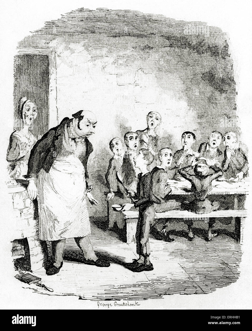 Cruikshank Oliver Twist High Resolution Stock Photography and Images - Alamy