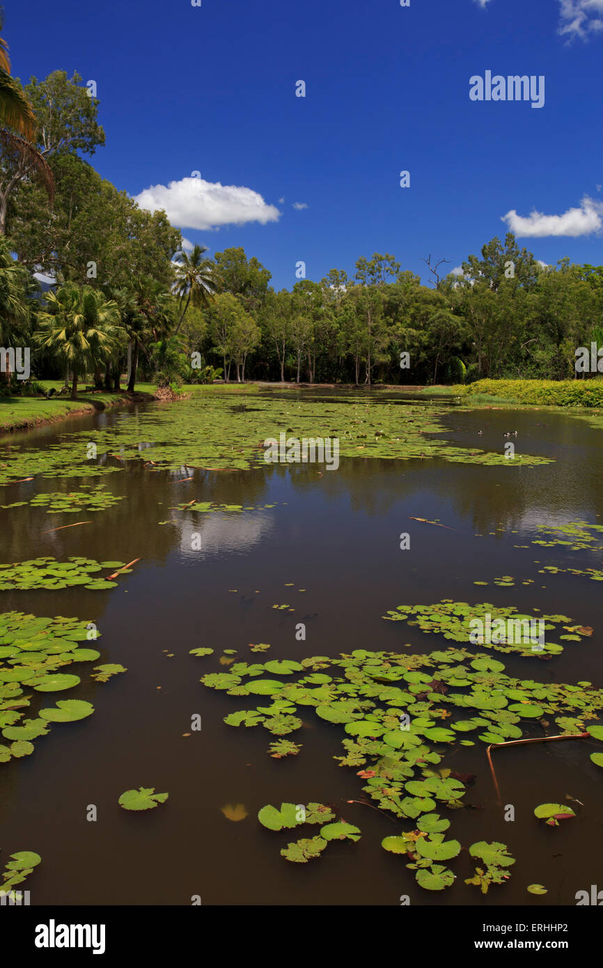 The fresh water lake section of of Centenary Lakes adjoining the ...