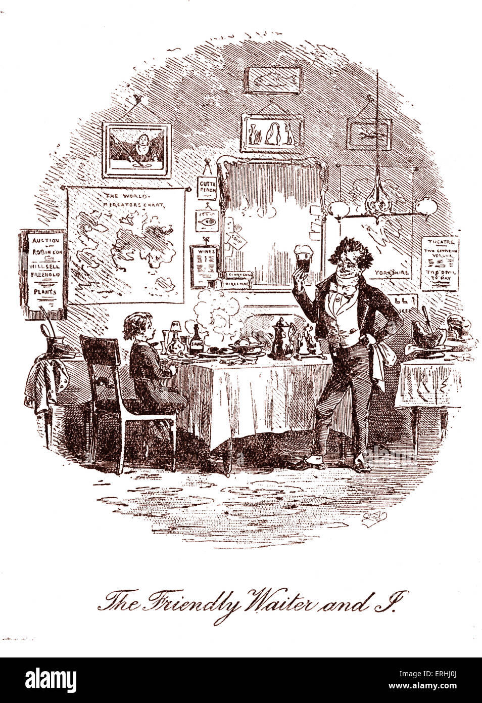David copperfield charles dickens illustration hi-res stock photography ...
