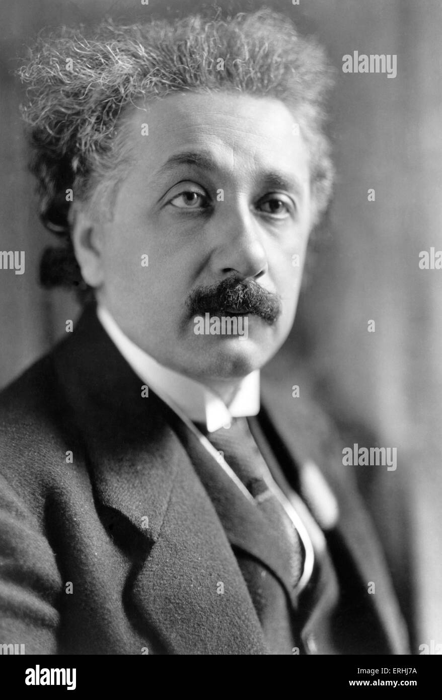 Albert Einstein - portrait of the German theoretical physicist. Noble ...