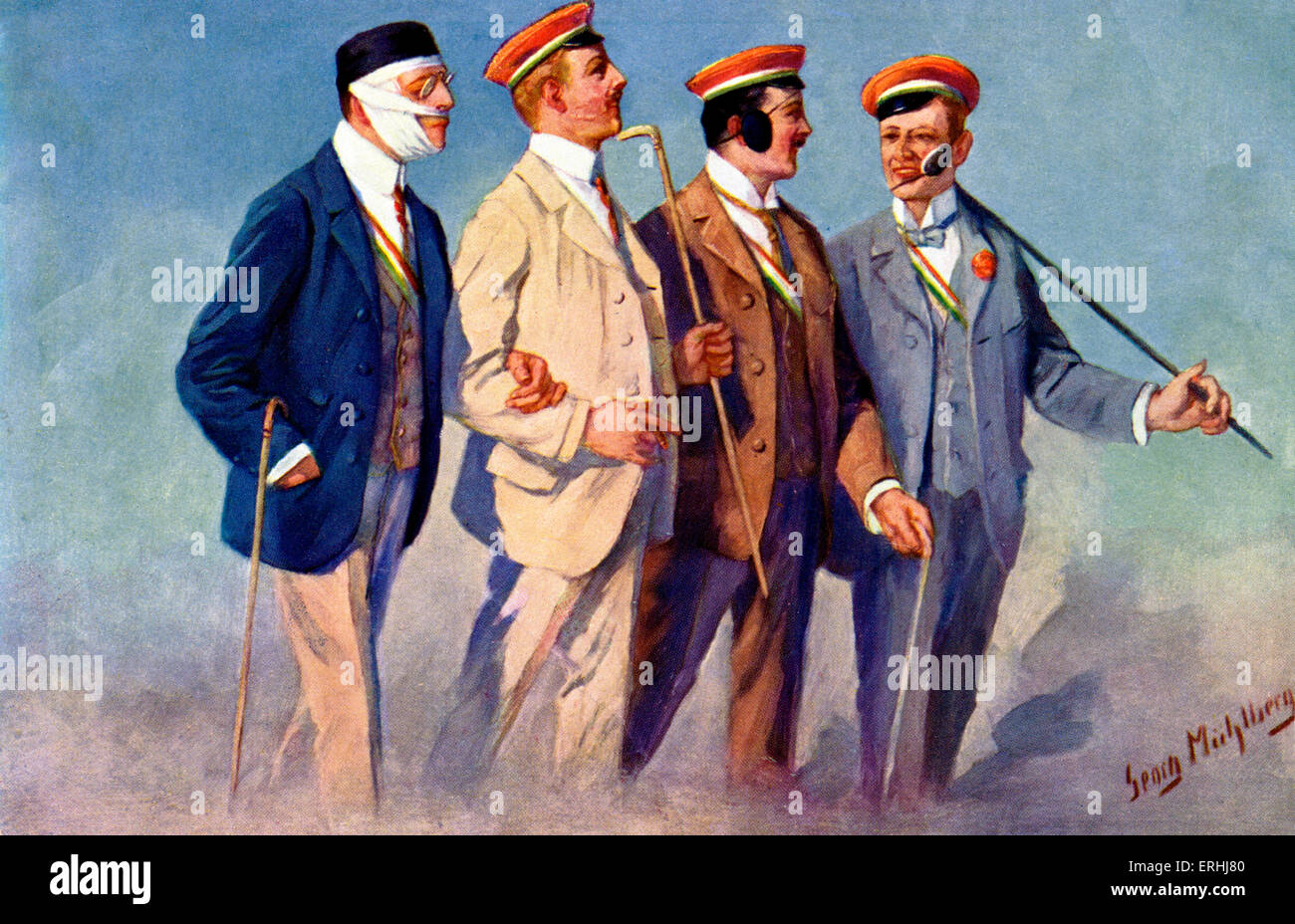 Burschenschaften - walking scene. German university student fraternity ...