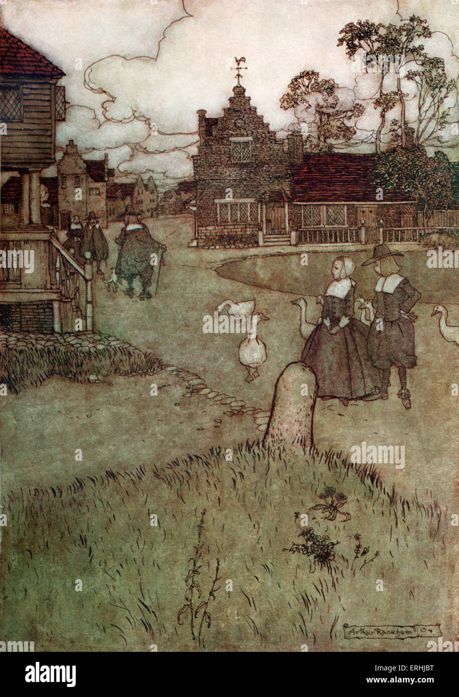 Washington Irving 's short story 'Rip van Winkle' - Illustration by ...