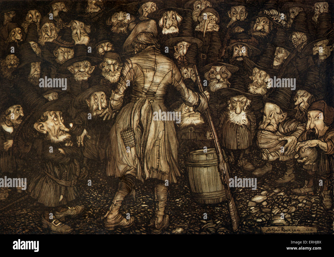 Washington irving rip van winkle hi-res stock photography and images ...