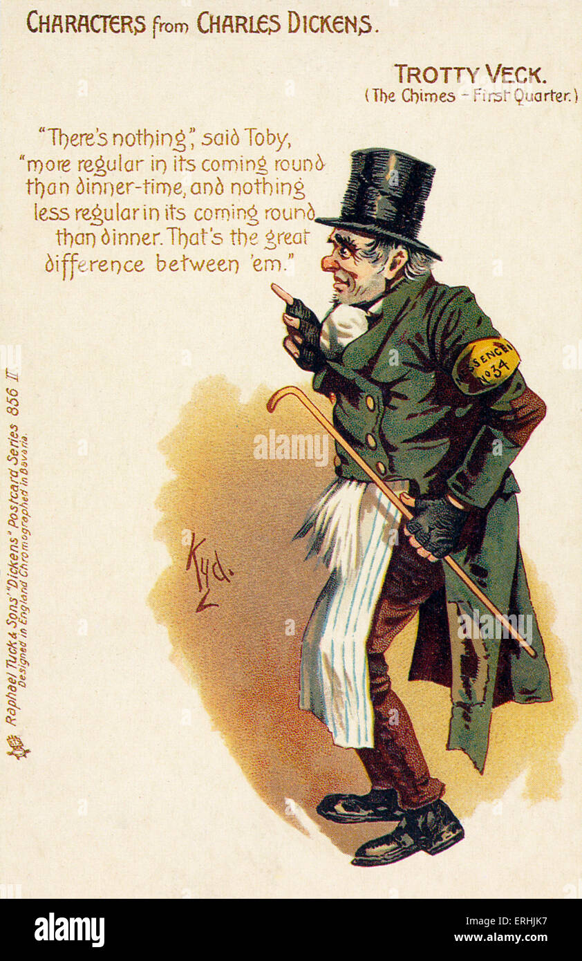 Charles Dickens ' novel, 'The Chimes' (1844). First Quarter. Portrait ...