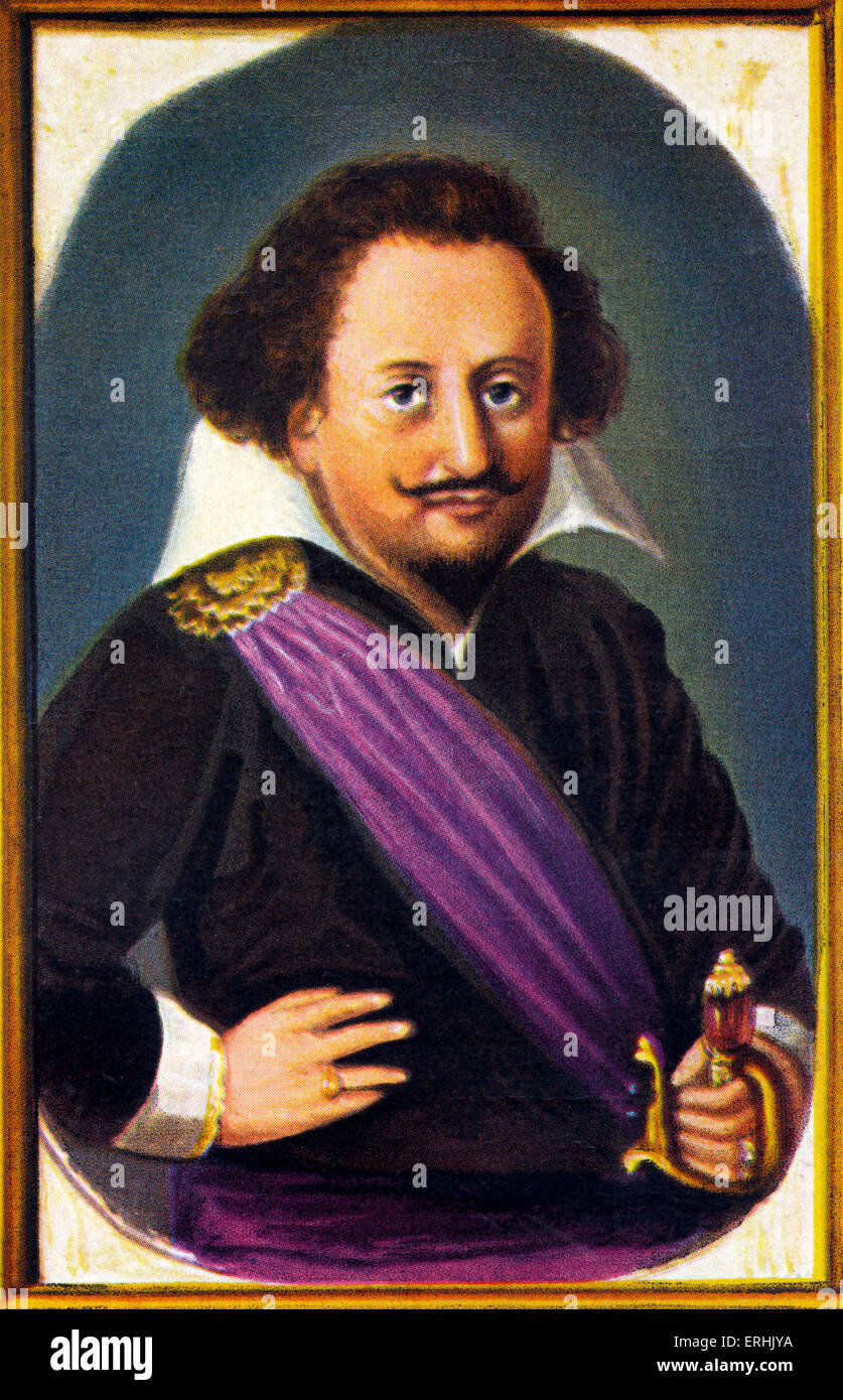 Carl Gustaf Wrangel. Portrait of the Swedish soldier. Involved in the ...