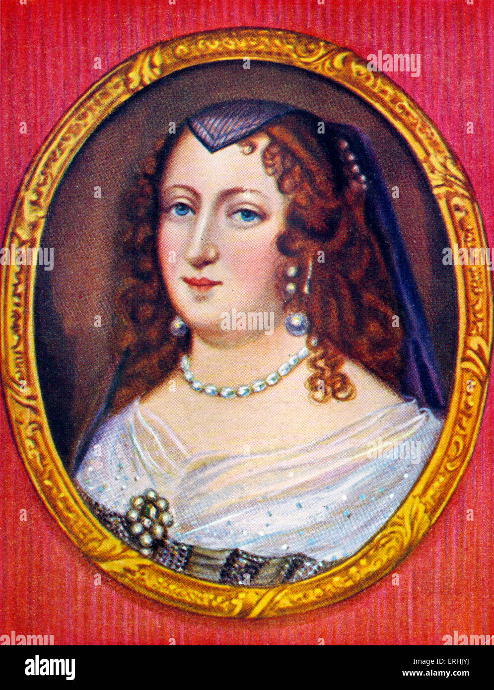 Anne of Austria. Portrait of the Queen of France and Navarre and Regent ...