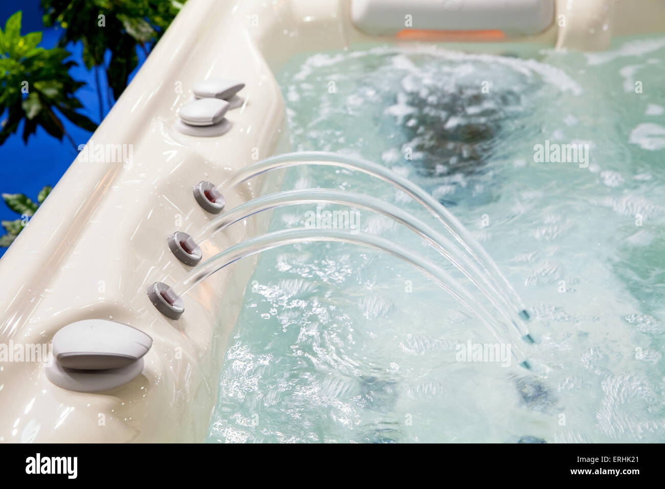 Modern jacuzzi closeup Stock Photo - Alamy