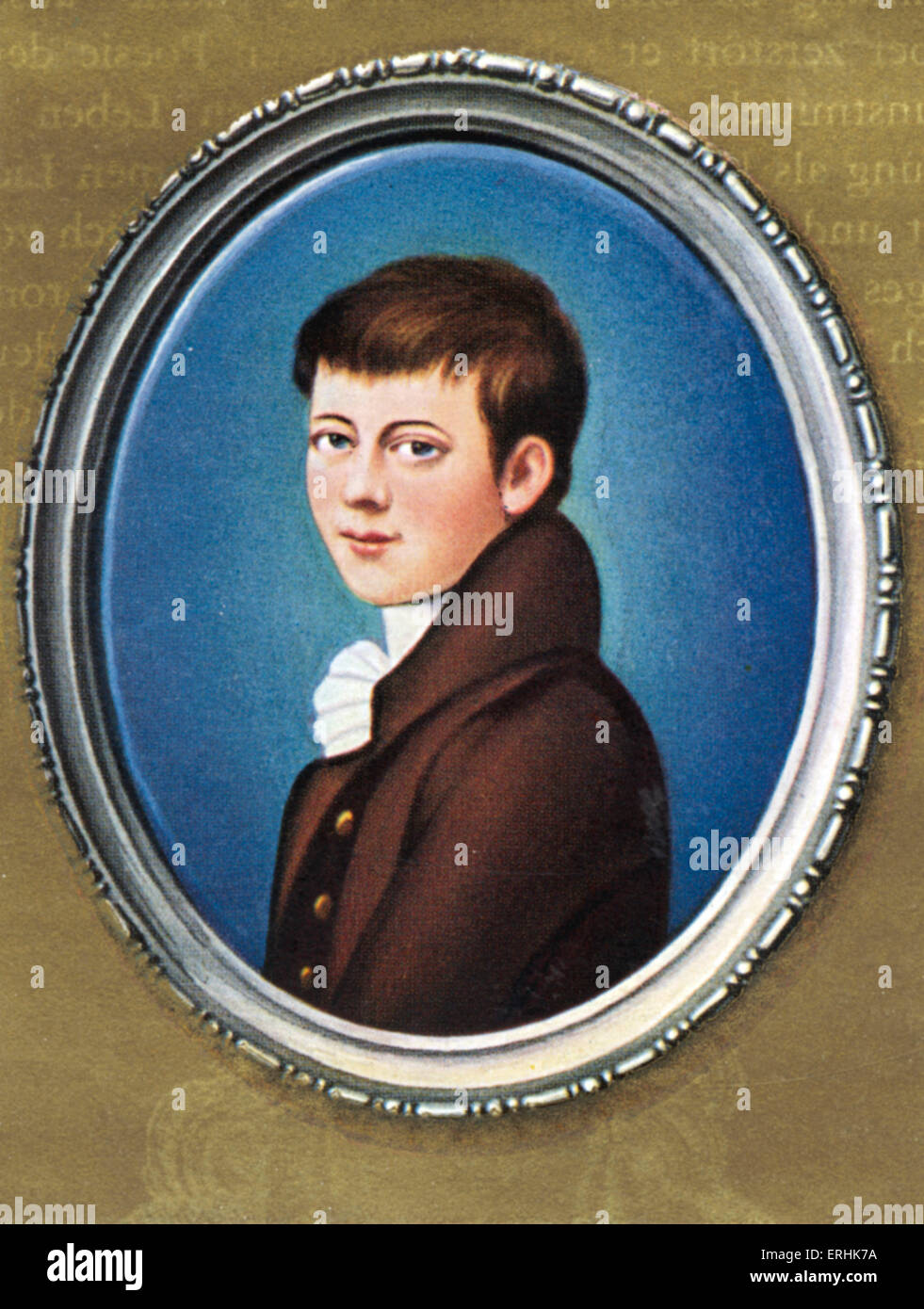 Bernd Heinrich Wilhelm von Kleist. Portrait of the German poet ... Bernd Heinrich Wilhelm von Kleist. Portrait of the German poet ...