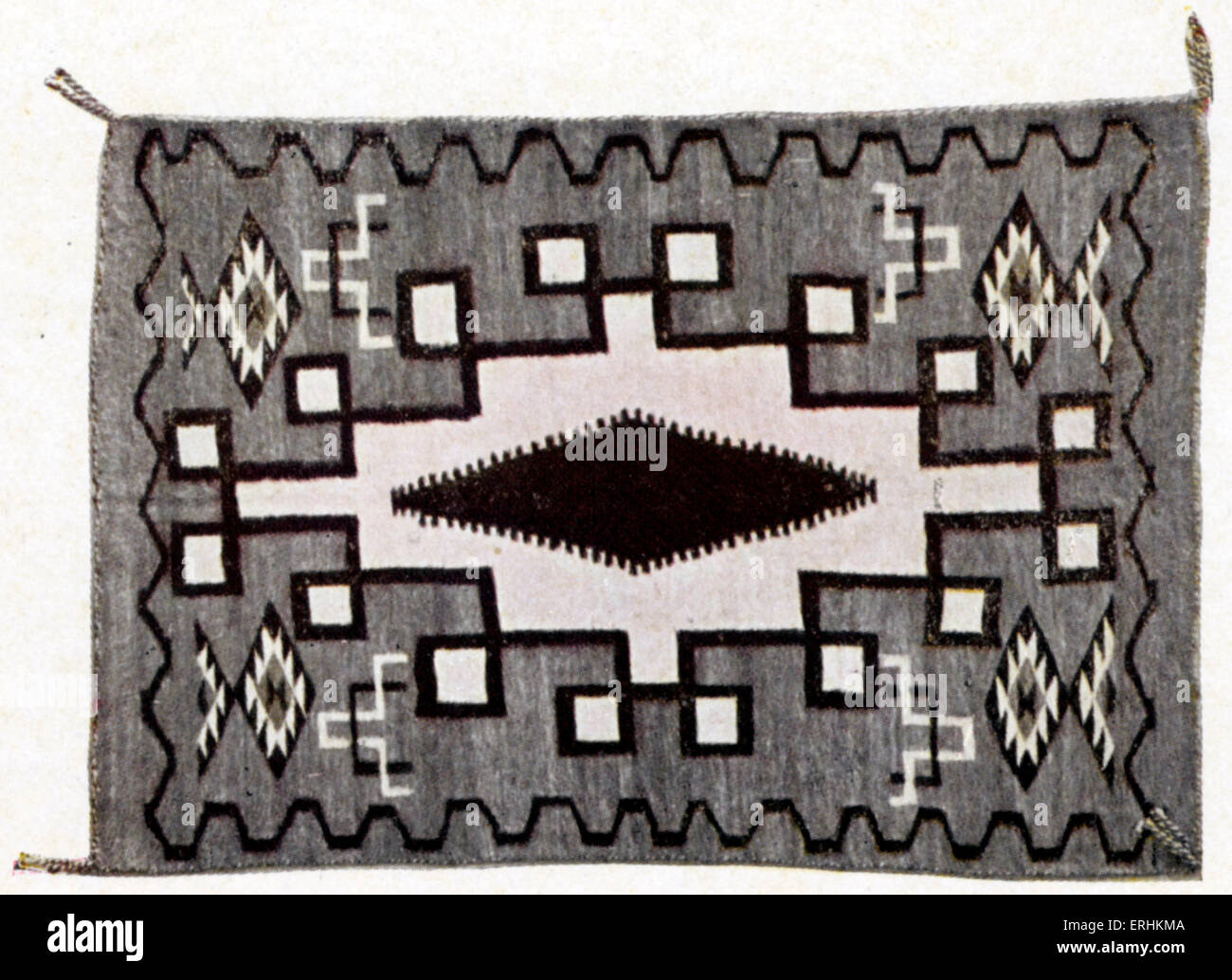 Navaho (or Navajo) blanket - woven by the Native Americans of New ...