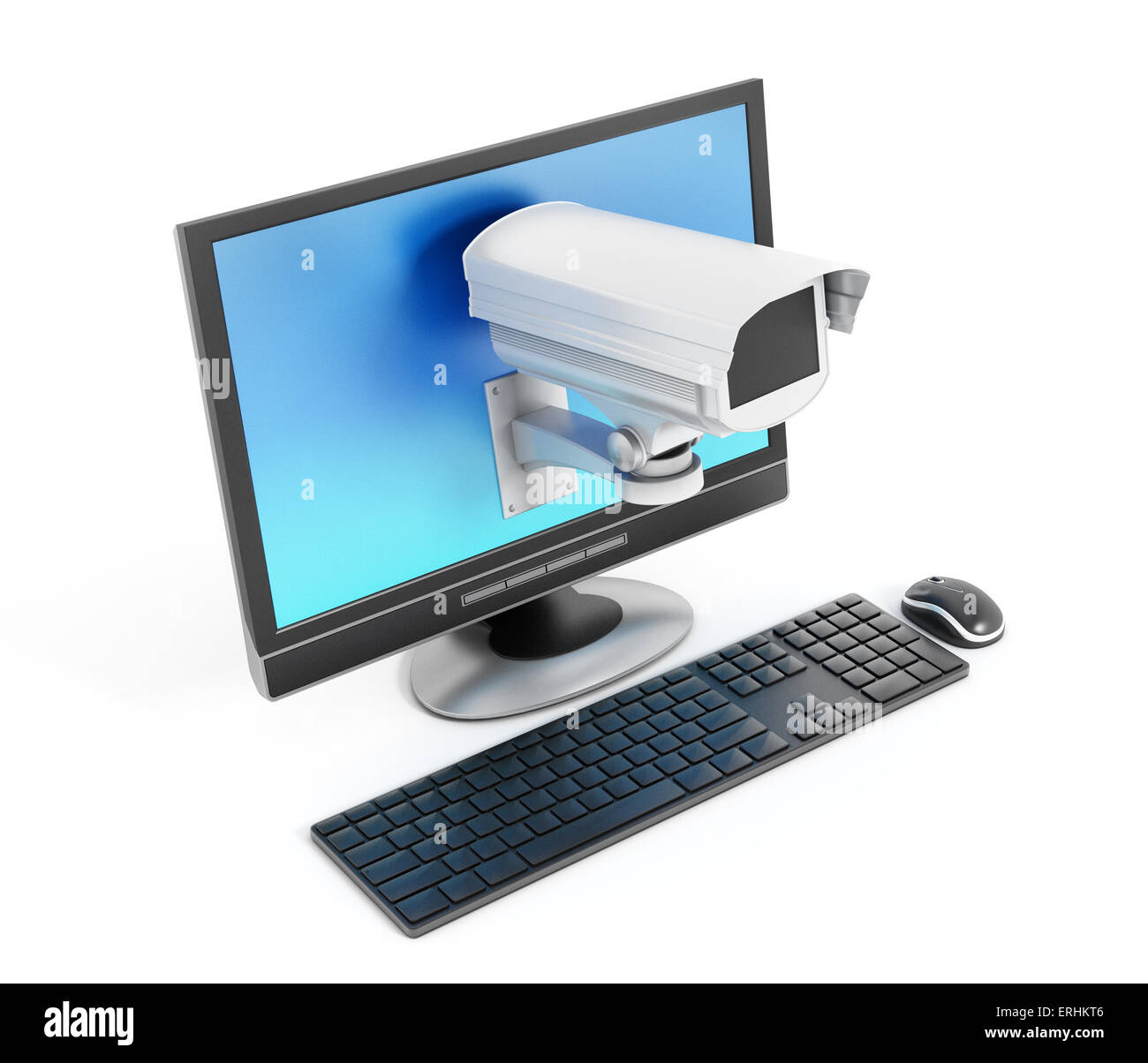 Cctv screen Cut Out Stock Images & Pictures - Alamy