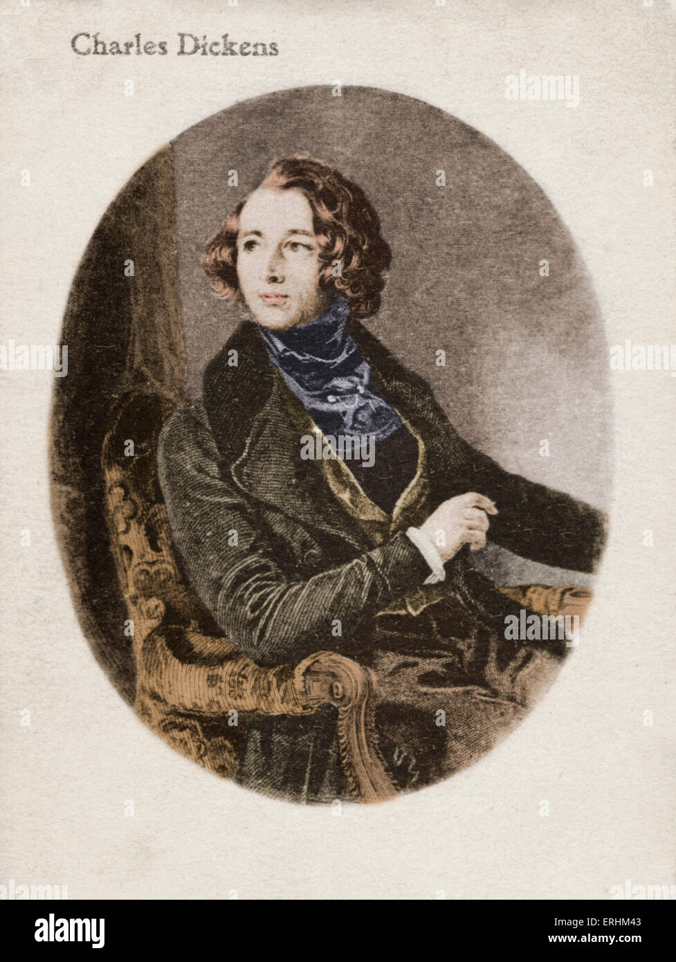 Charles Dickens - Portrait of the British novelist. 1812-1870 Stock ...