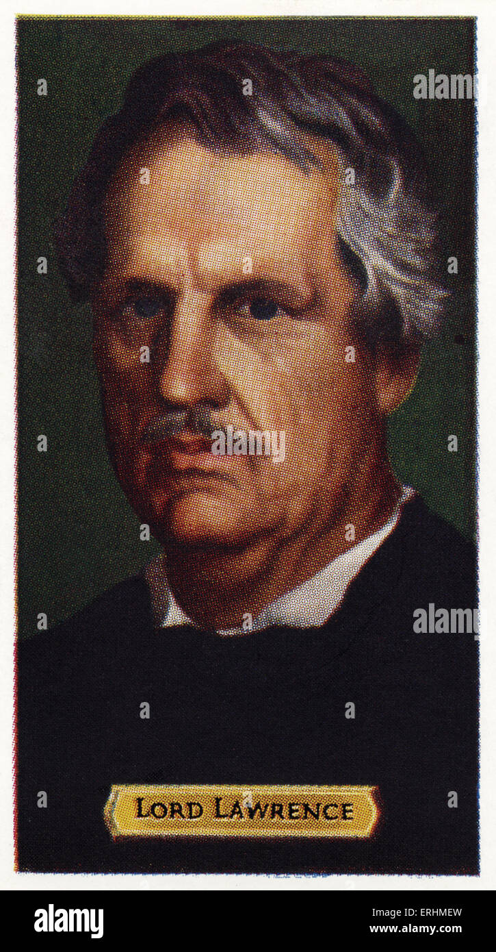 John Laird Mair Lawrence, 1st Baron Lawrence - British politician. JLML ...