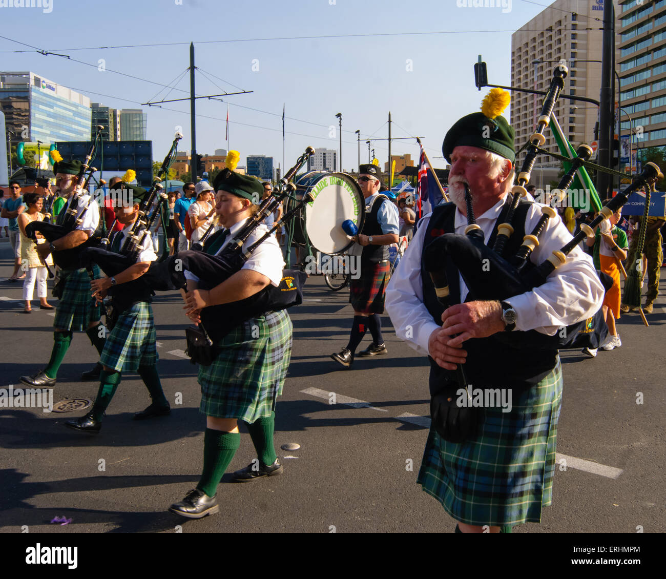 Australia Day City Adelaide - Parade! South Australia, Australia Stock ...