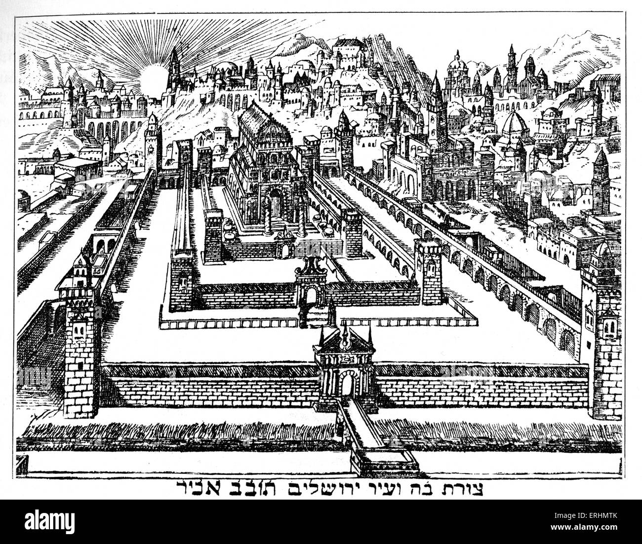 Temple In Jerusalem Drawing