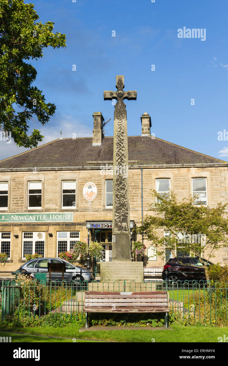 St. Armstrong's Cross, Rothbury. This cross with carved designs is ...